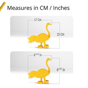 Ostrich DIY Ramp Toy Plans Assembly Guide and Vectors. - Etsy