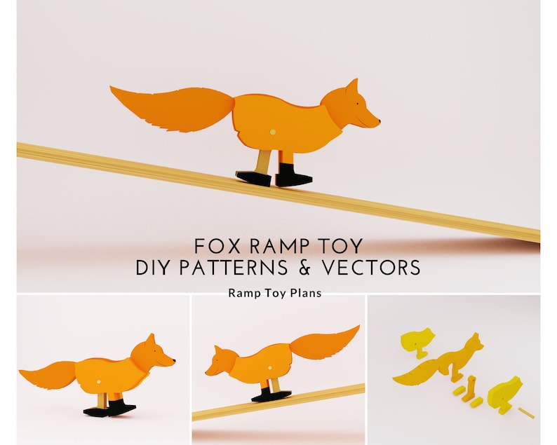 Ramp Walker Fox Toy - Etsy