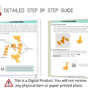 DIY Rooster Ramp Walker Toy Patterns and Assembly Guide - Etsy