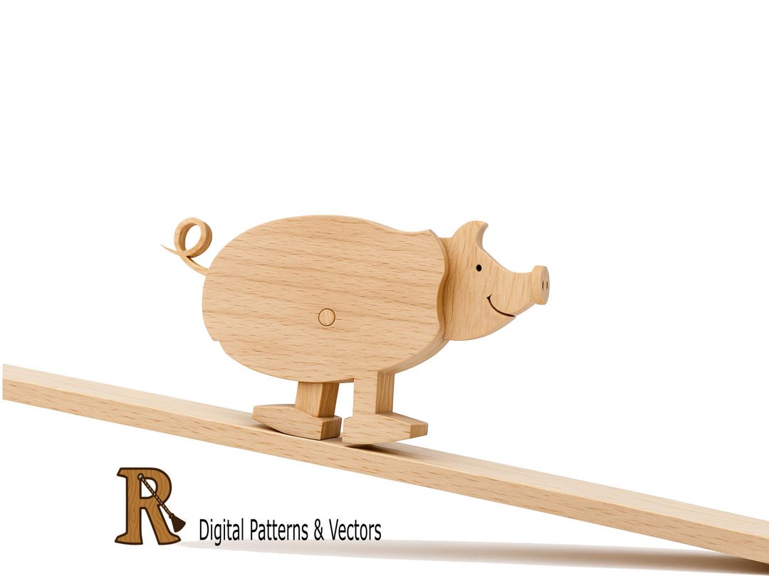 DIY Pig Ramp Toy Patterns and Assembly Guide - Etsy