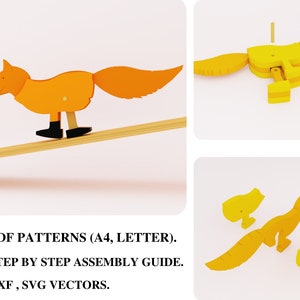 Ramp Walker Fox Toy - Etsy