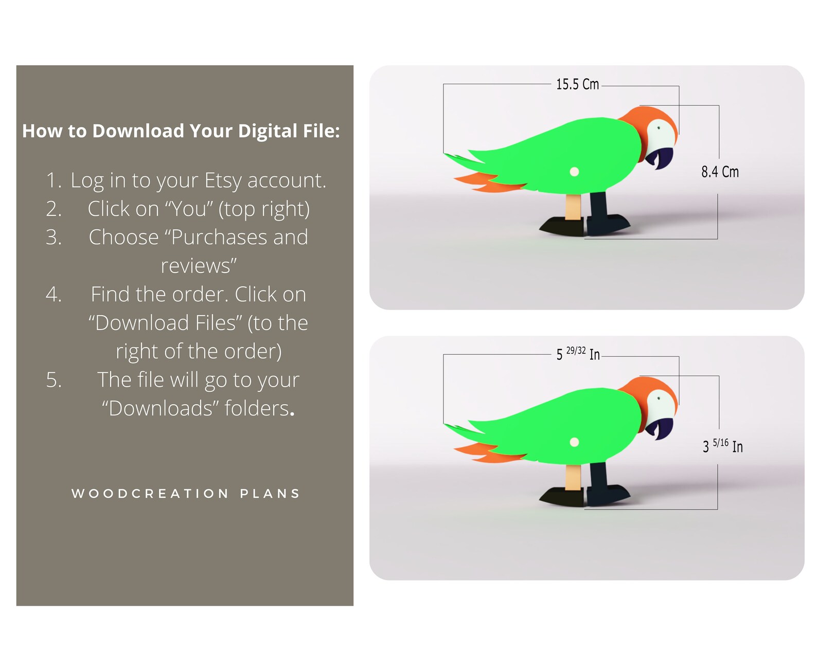 Ramp Walker Toy Patterns , Parrot Ramp Toy, Pdf Patterns for Scroll Saw ...