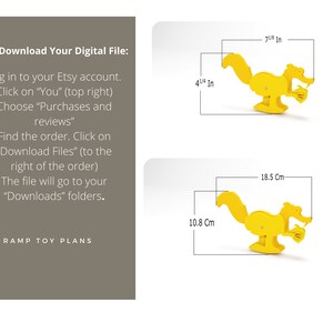 Squirrel Ramp Walker Toy DIY Plans and Vectors - Etsy