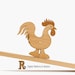 DIY Rooster Ramp Walker Toy Patterns and Assembly Guide - Etsy