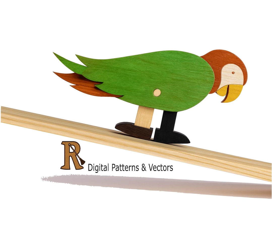 Ramp Walker Toy Patterns , Parrot Ramp Toy, Pdf Patterns for Scroll Saw ...