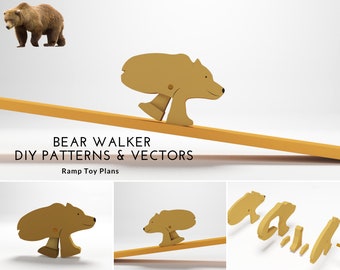 Ramp Walker Toy Wooden Toy Patterns DIY Ramp Toy Plans DIY - Etsy