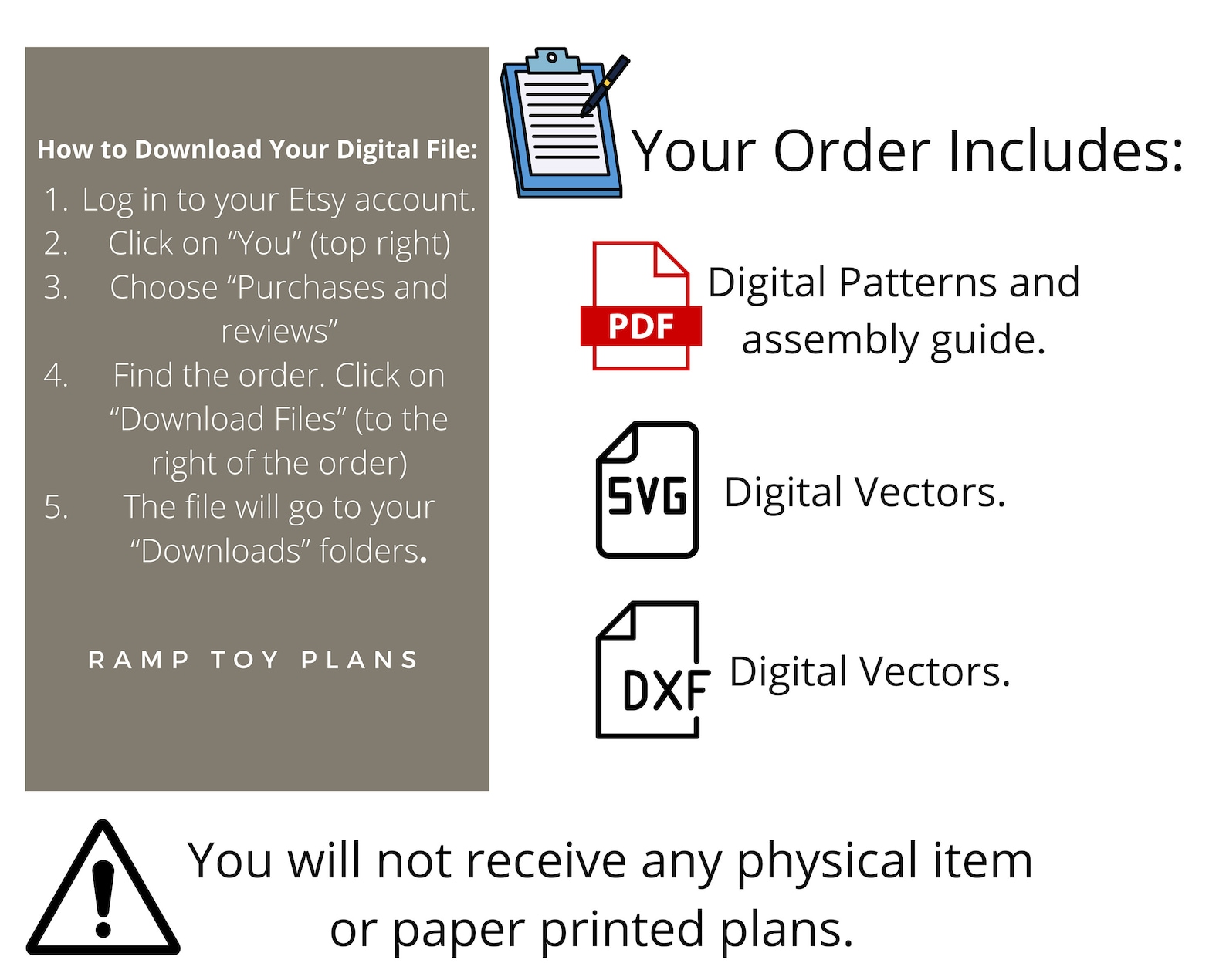DIY Snail Ramp Walker Toy Plans and Vectors - Etsy