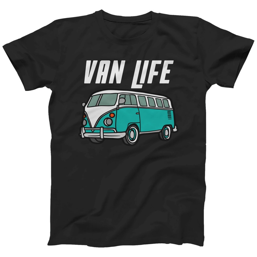 Van Life Shirt for Men and Women Camping Lovers Gift Tee for Campers S ...