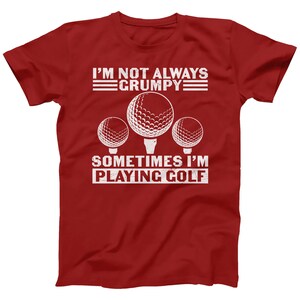 Funny Grumpy Golfer T-shirt: Golf Lover Gift - Etsy UK