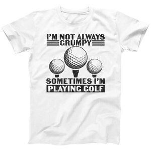 Funny Grumpy Golfer T-shirt: Golf Lover Gift - Etsy UK