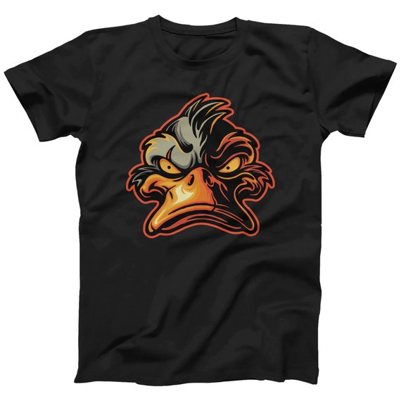 Cartoon Angry Duck Face
