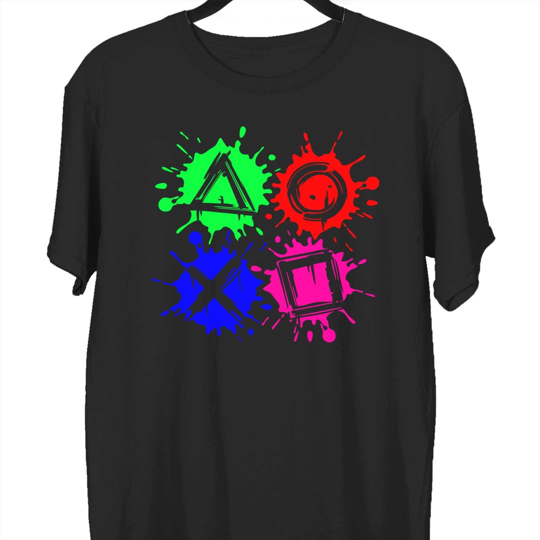 Game Controller T-shirt for Men Kids Tee Gamer Gift Geek - Etsy