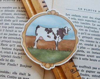Dairy Cow Car Decal - Etsy