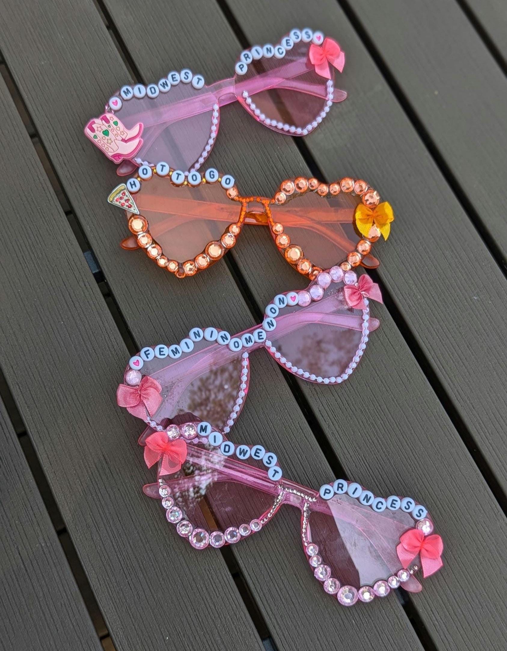 Chappell Roan Inspired 'midwest Princess' Heart Shaped Festival Sunnies ...