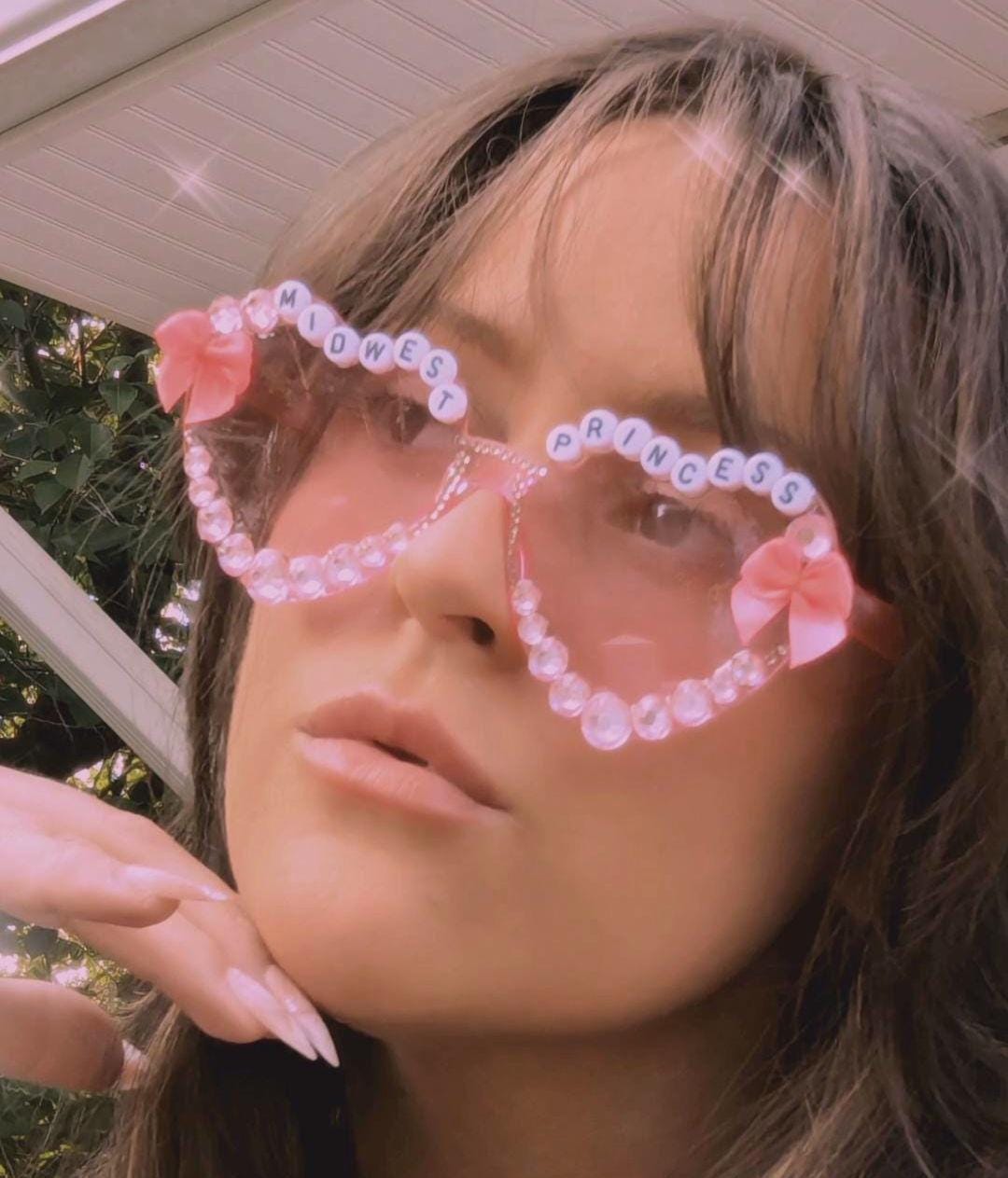 Chappell Roan Inspired 'midwest Princess' Heart Shaped Festival Sunnies ...