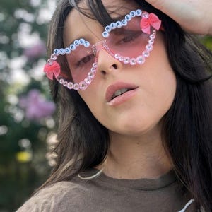 Chappell Roan Inspired 'midwest Princess' Heart Shaped Festival Sunnies ...