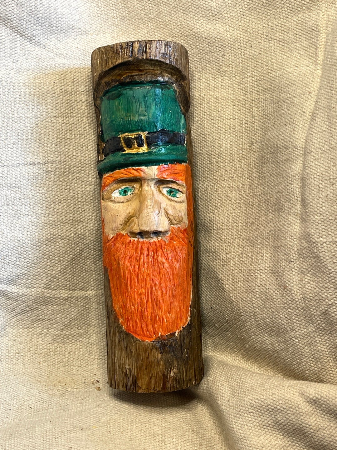 Lucky the Leprechaun Wood Spirit Carving - Etsy