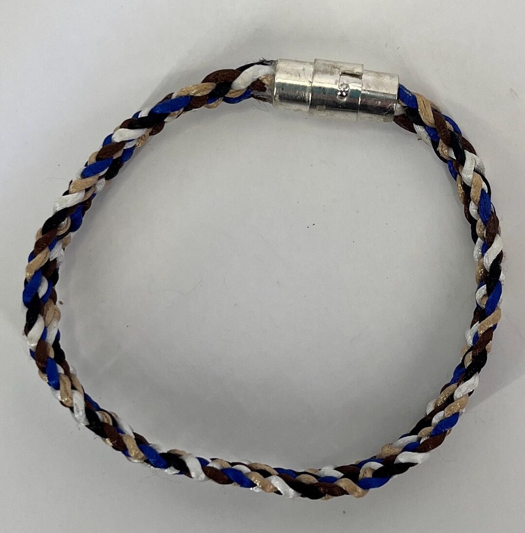 Kumihimo Round Braid Bracelet Magnetic Clasp - Etsy