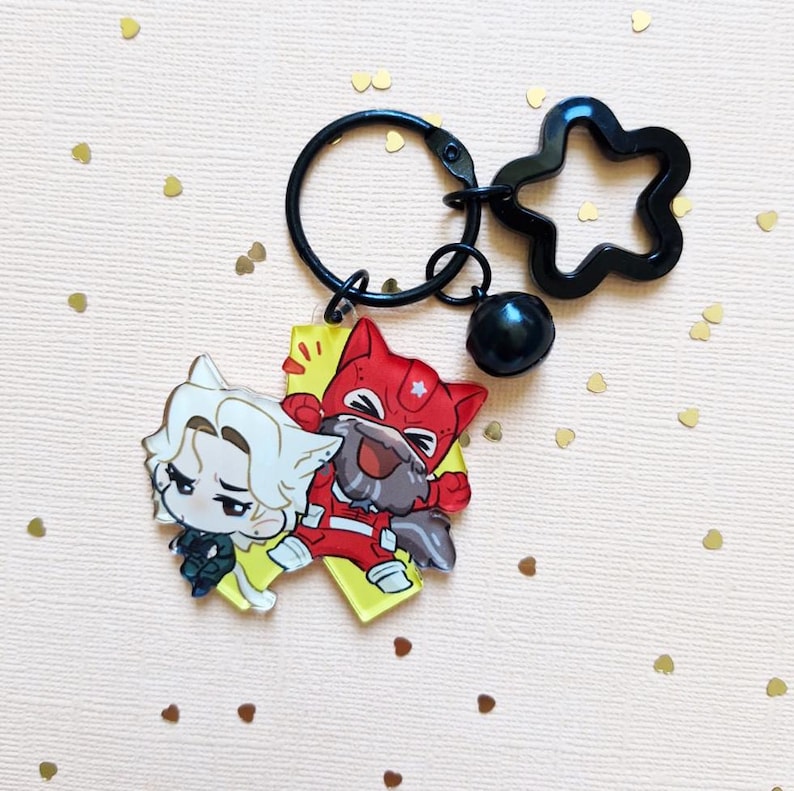Thunderbolt Kitties! - Acrylic Keychains - Etsy