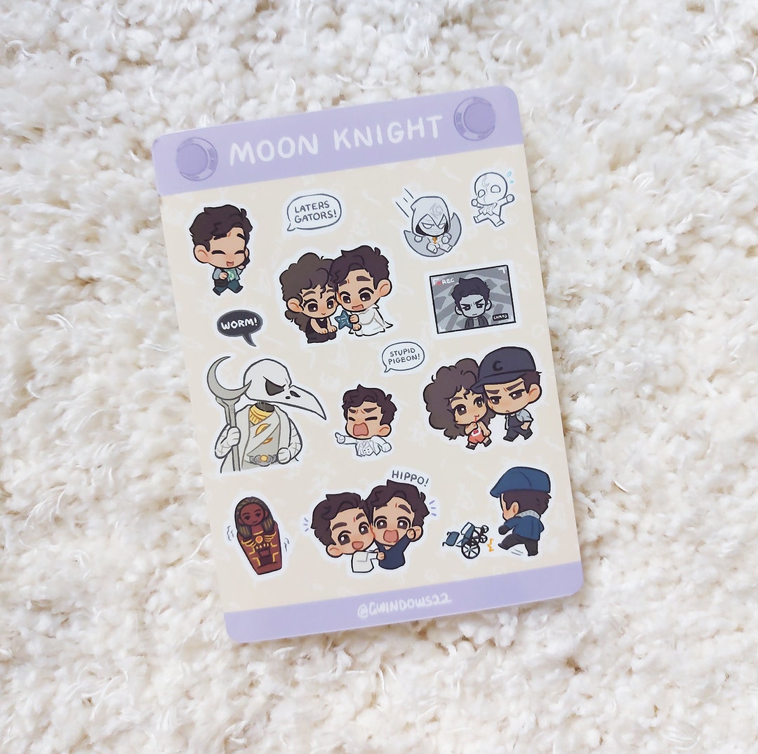 Moon Knight Sticker Sheet - Etsy