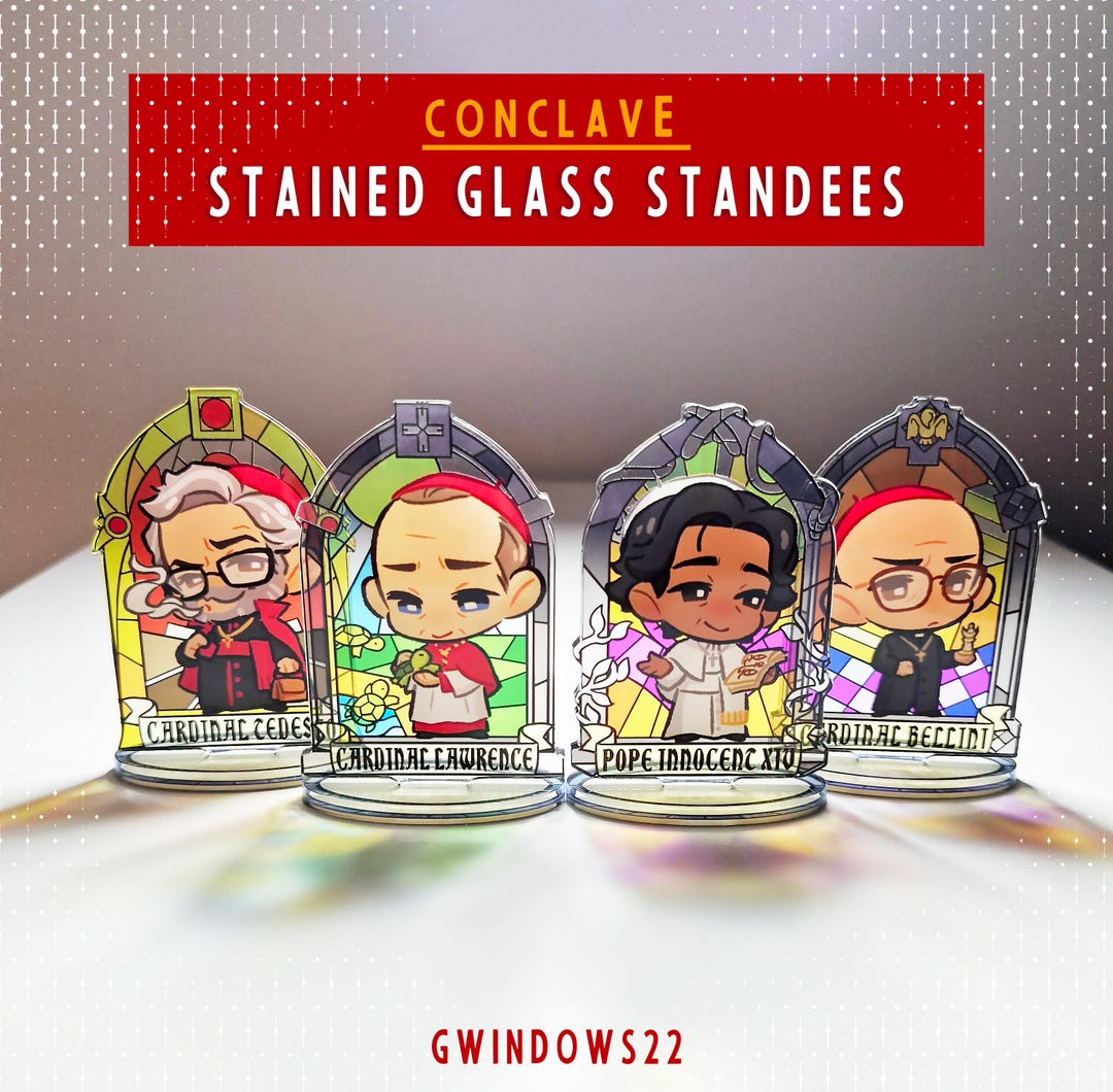 Conclave - Stained Glass Acrylic Standees - Etsy