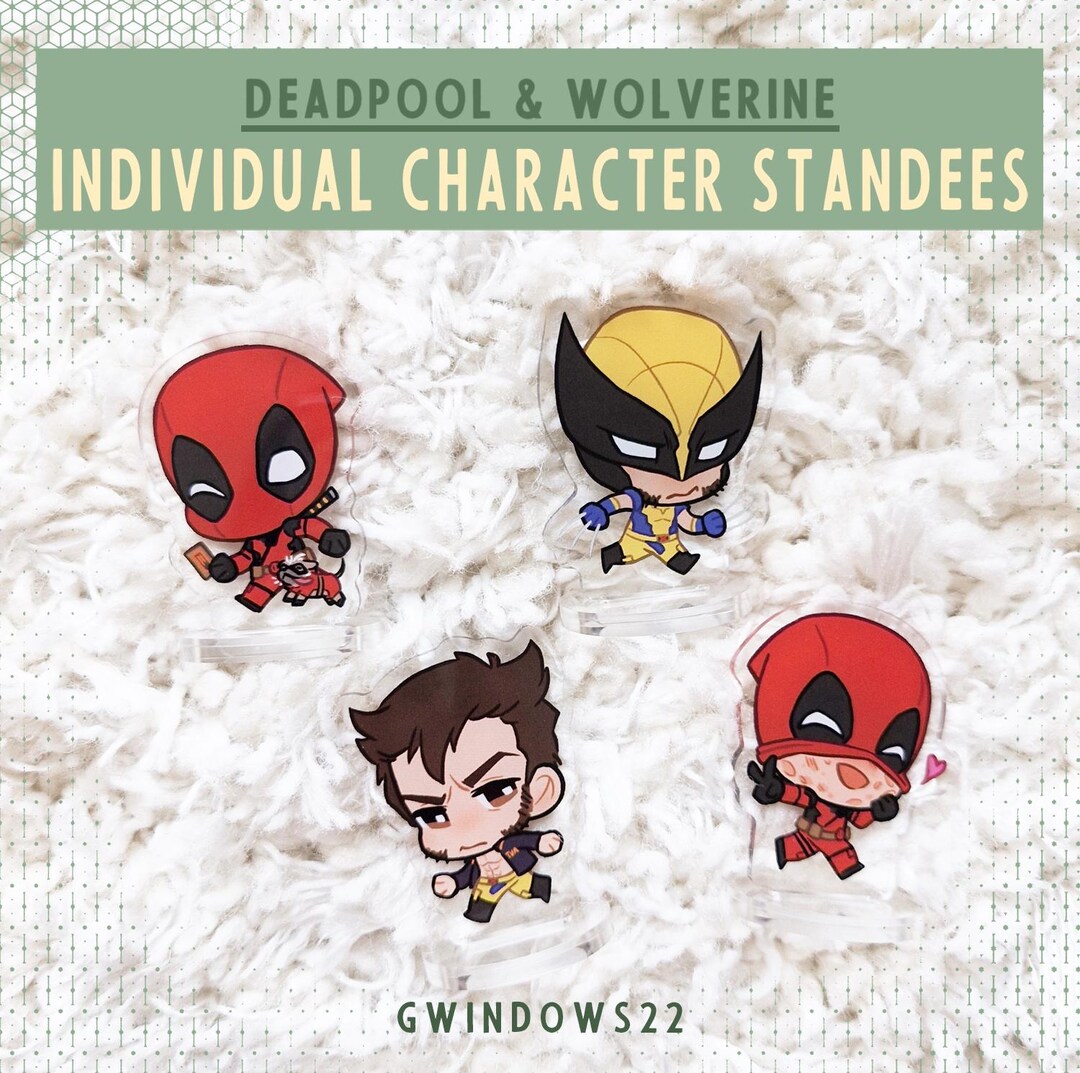 Deadpool and Wolverine - Standees (INDIVIDUAL CHARACTERS) - Etsy