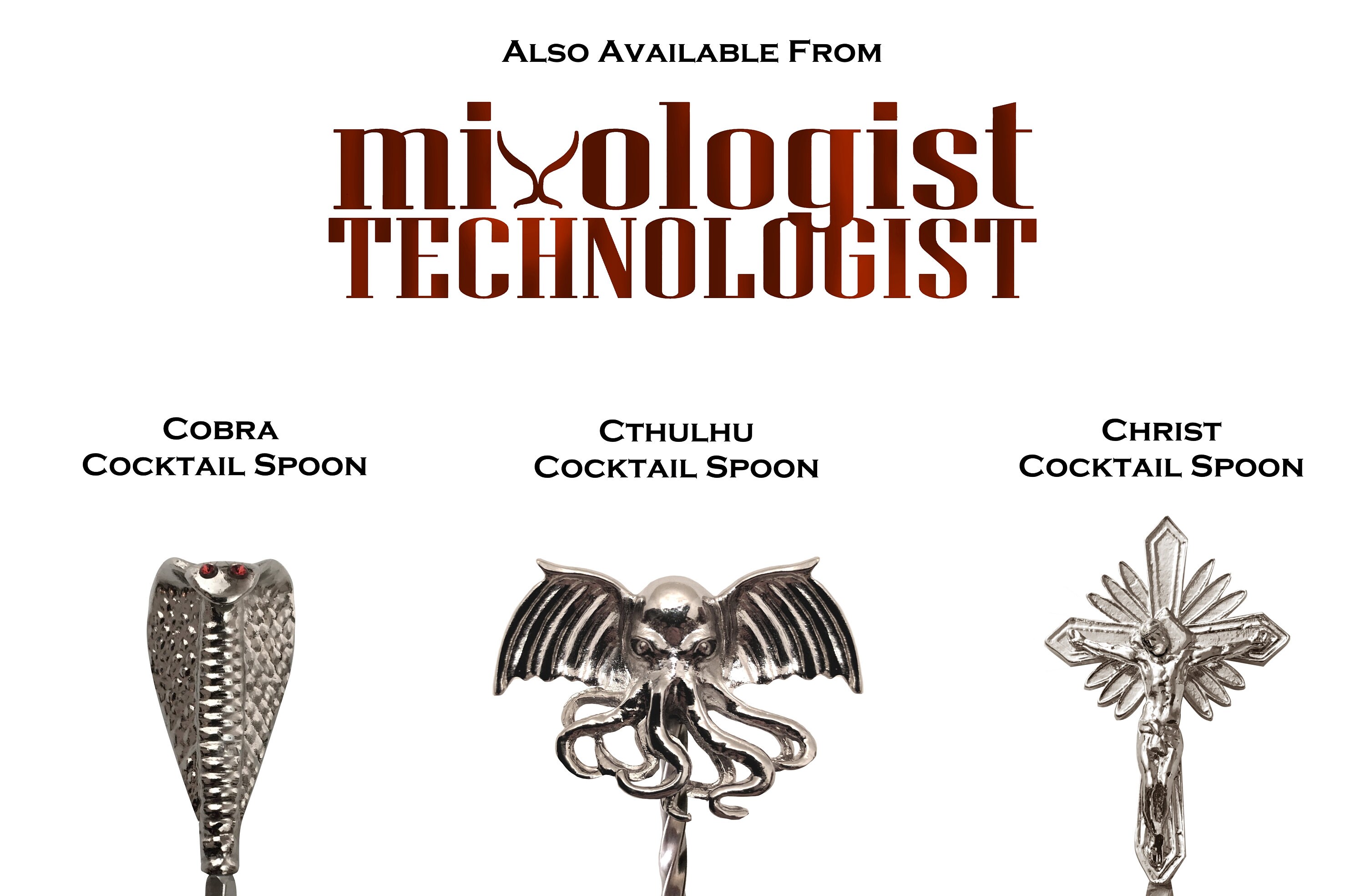 Cthulhu Cocktail Bar Spoon Stirring Spoon - Etsy