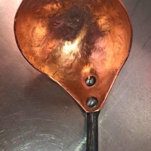 Rustic Hand Forged Copper Ladle - Etsy
