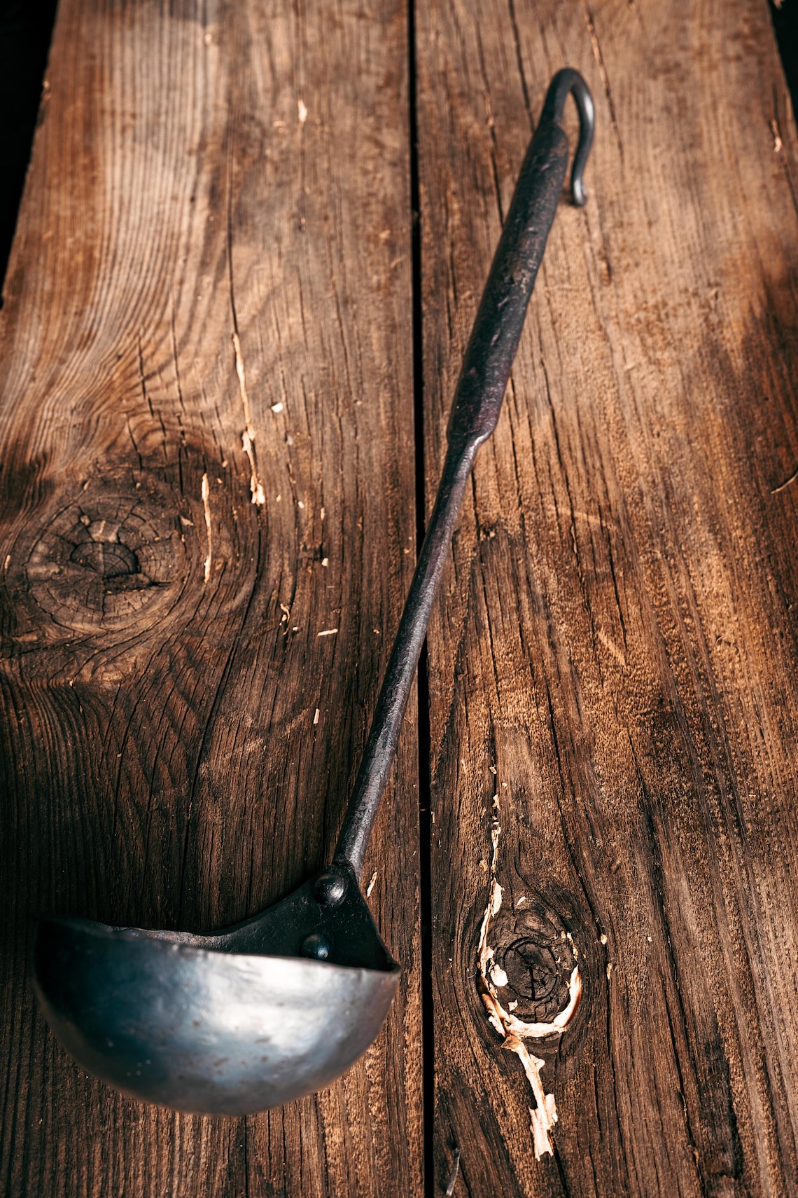 Rustic Hand Forged Ladle - Etsy