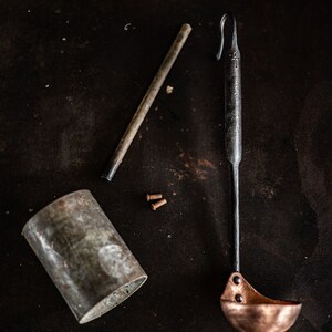 Rustic Hand Forged Copper Ladle - Etsy