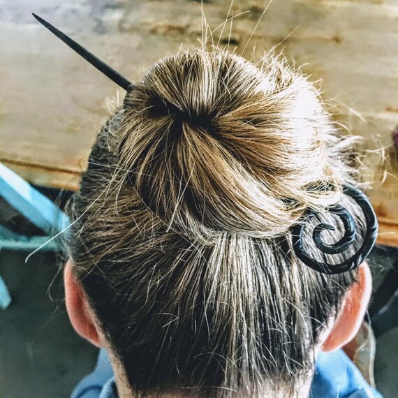 Hand Forged Hair Stick | Etsy