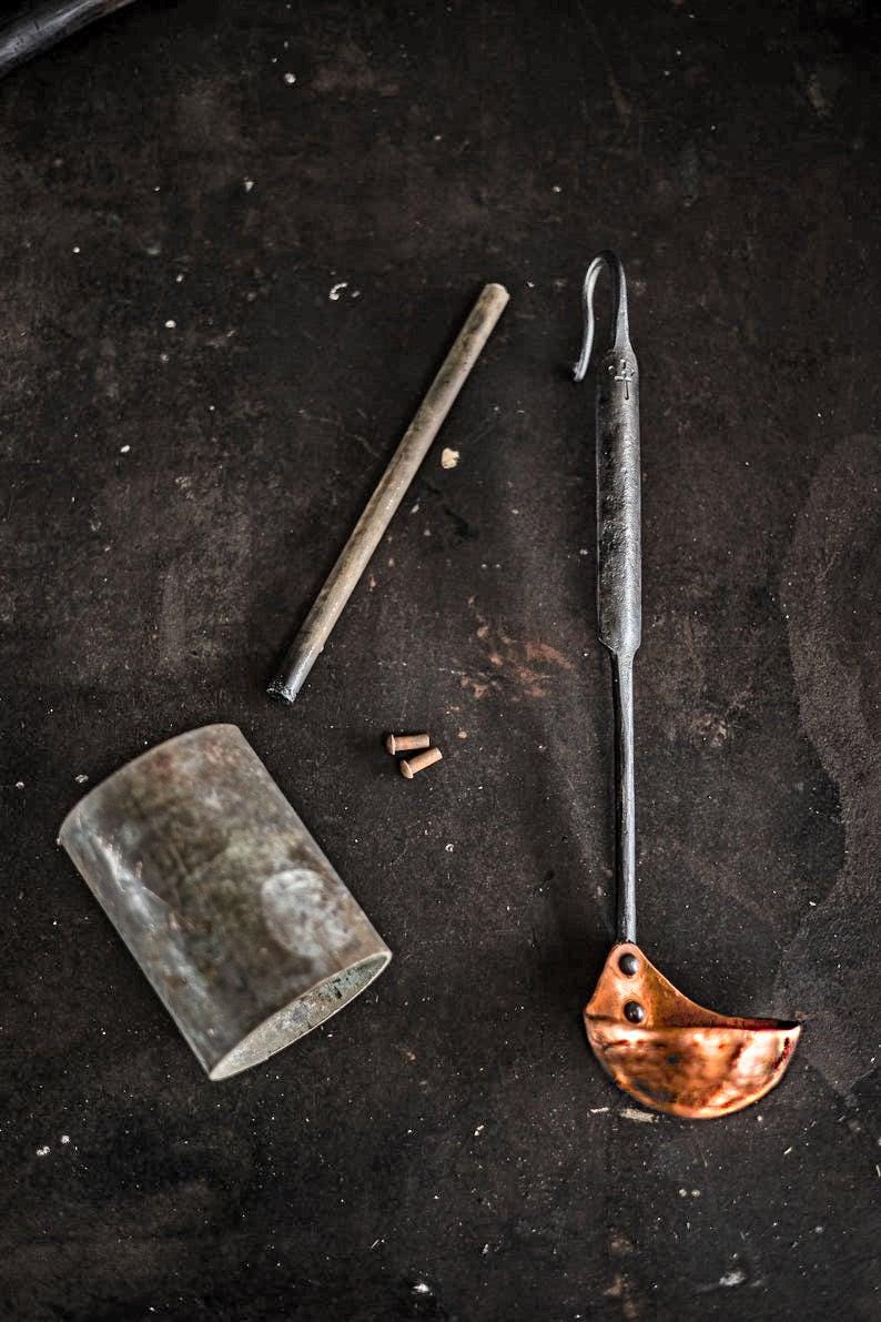 Rustic Hand Forged Copper Ladle - Etsy