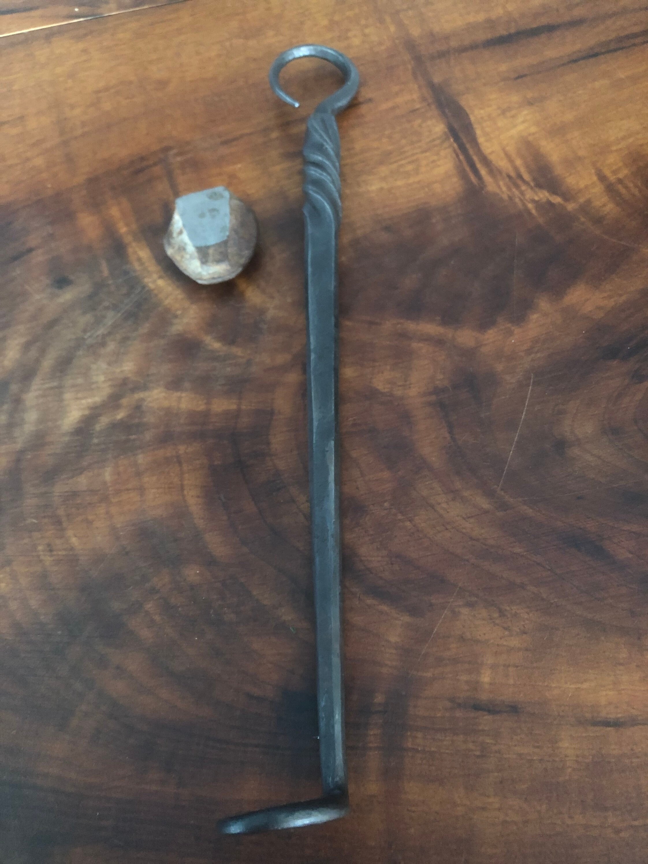 Hand Forged BBQ Steak Turner/pig Tail 1 - Etsy