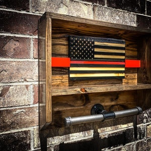 Small Custom Wall Mounted Duty Shelf Police Gear Rack Duty Gear Shelf ...