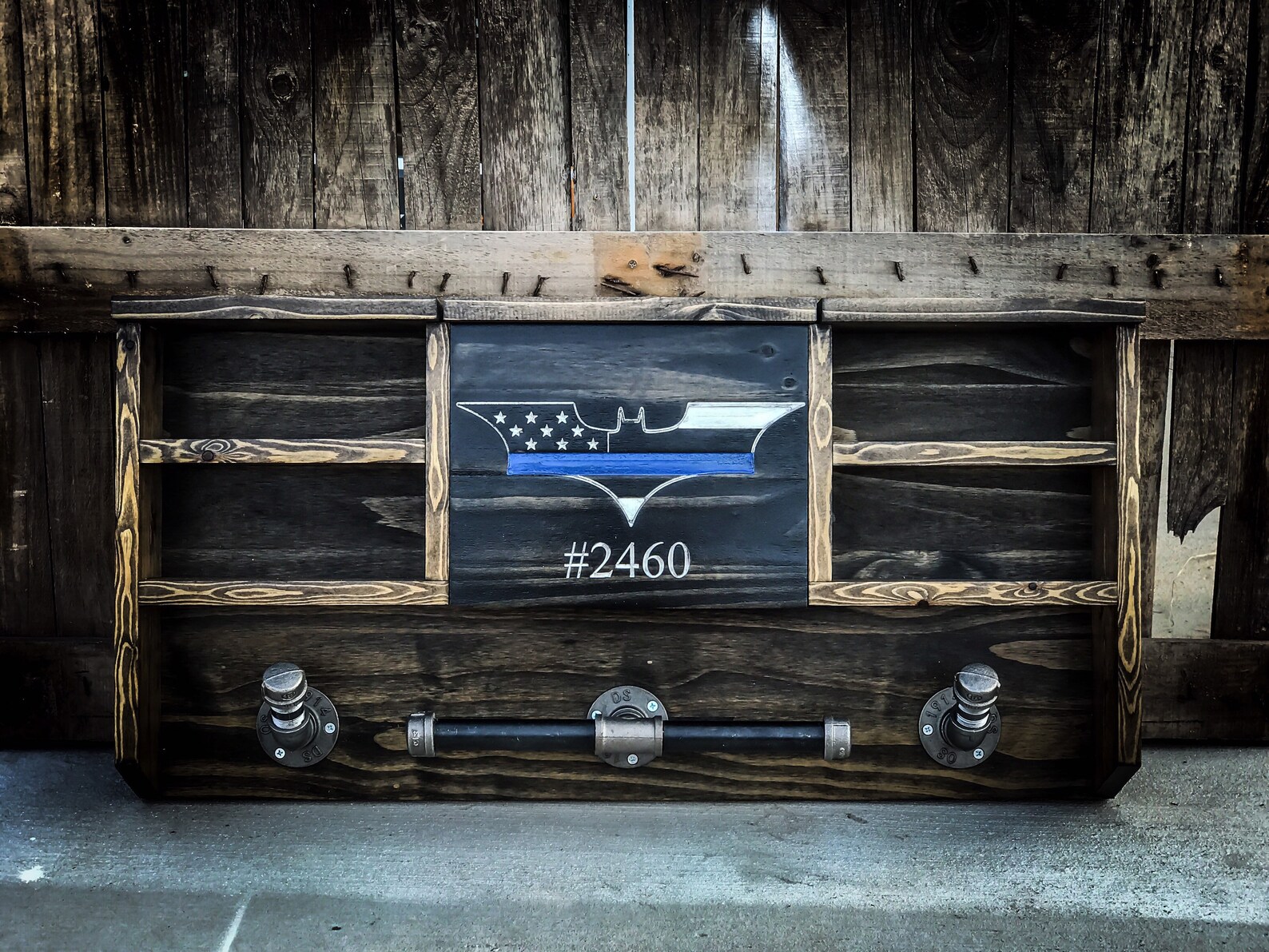 Custom Wall Mounted Duty Rack Police Gear Duty Gear Rack - Etsy