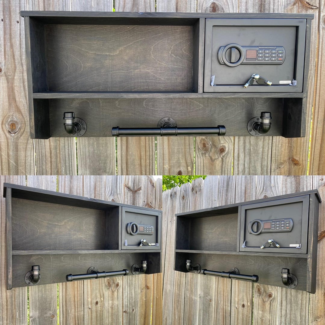 Police Duty Gear Rack With Lockbox Safe, Cop Caddy, Vest Holder - Etsy