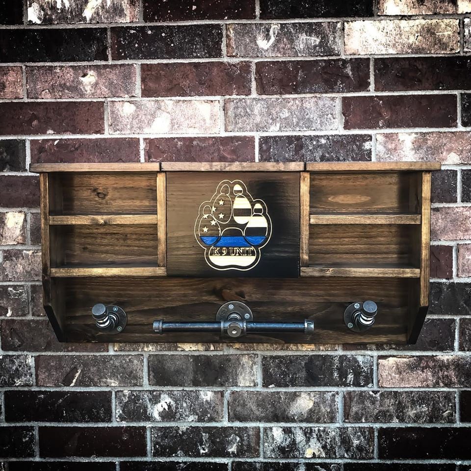 Custom Wall Mounted Duty Rack - Police Gear - Duty Gear Rack - EDC ...