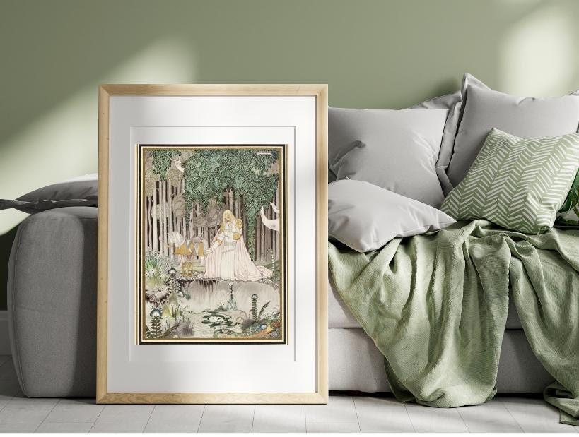 Beautiful Art by Kay Nielson. Art Deco. Vintage Illustrations Based on ...