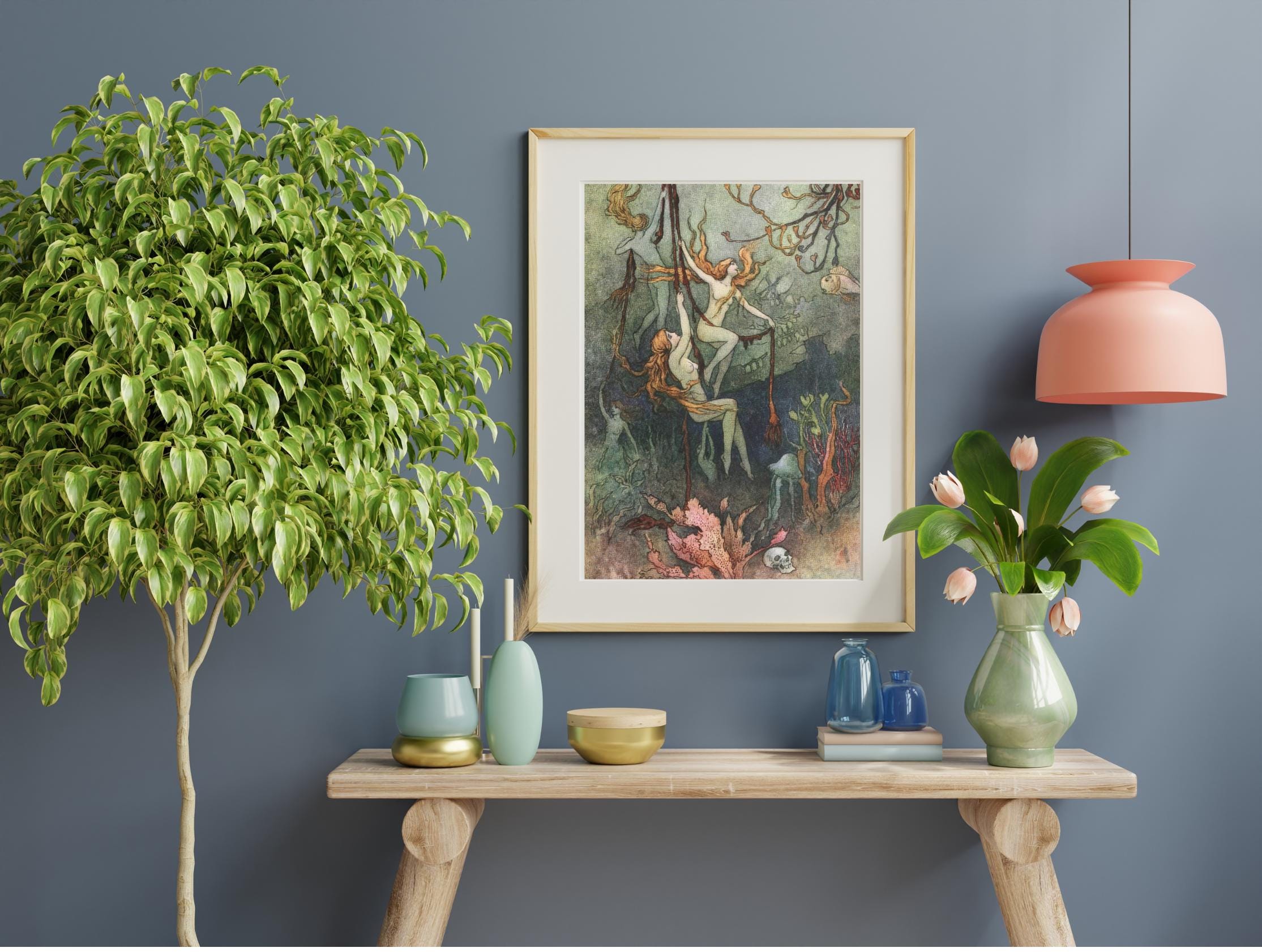 Sea Nymphs. Fairy Tale. Little People. Aquatic Nymphs. Pagan Artwork ...