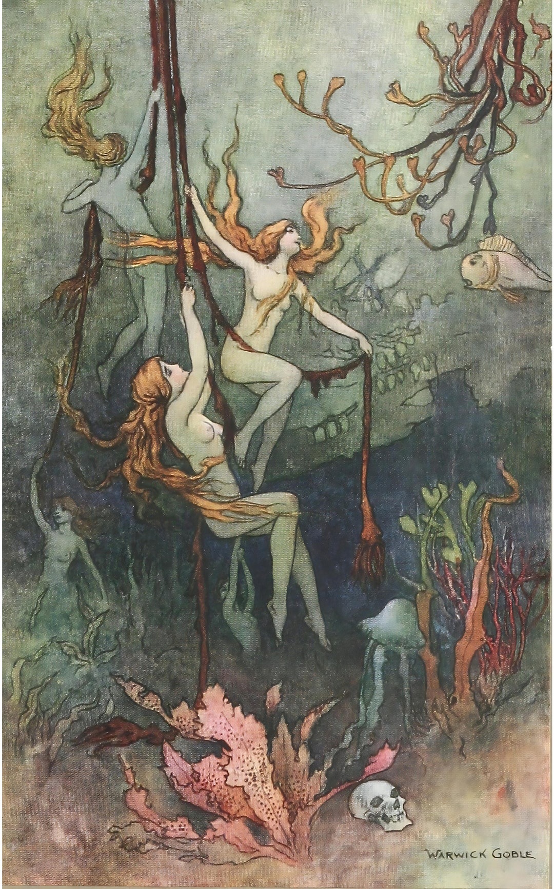 Sea Nymphs. Fairy Tale. Little People. Aquatic Nymphs. Pagan Artwork ...
