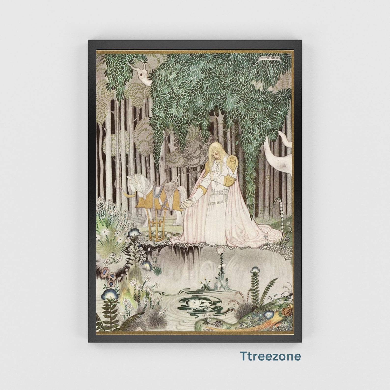 Beautiful Art by Kay Nielson. Art Deco. Vintage Illustrations Based on ...