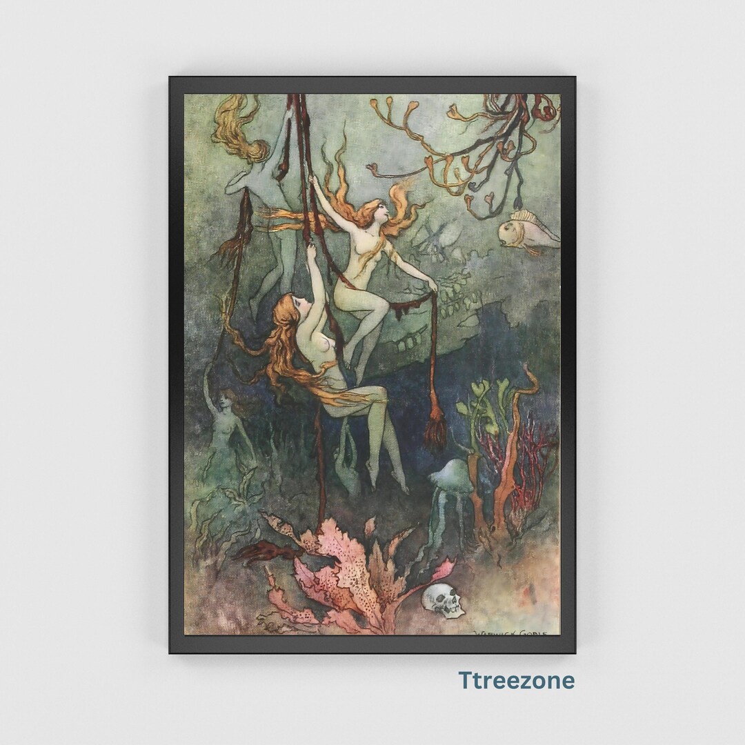 Sea Nymphs. Fairy Tale. Little People. Aquatic Nymphs. Pagan Artwork ...