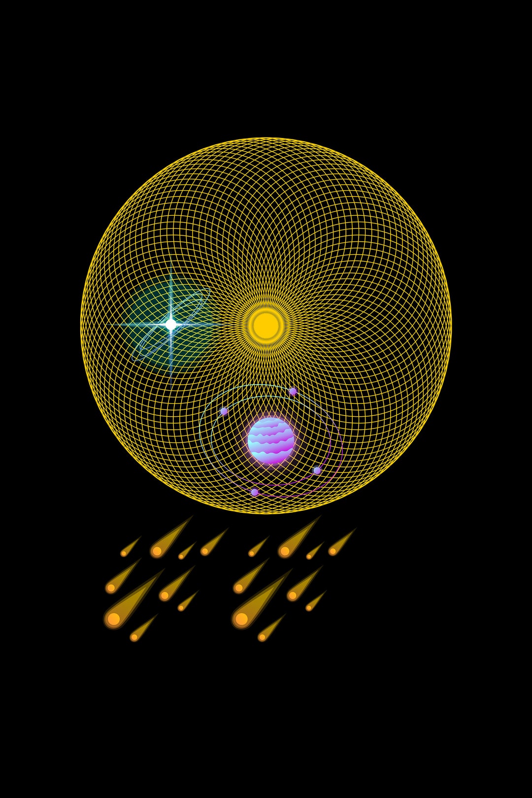 Strange Universe. Objects in the Sky. Stellar Constellations and Light ...