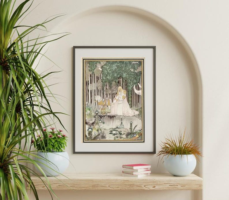 Beautiful Art by Kay Nielson. Art Deco. Vintage Illustrations Based on ...