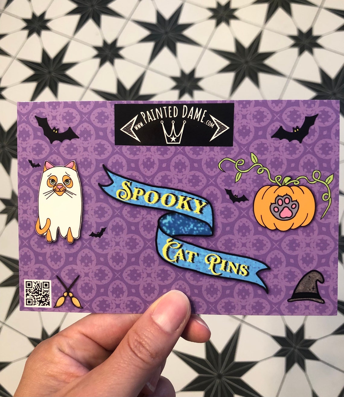 Spooky Cat Pin Collection 2 Pins 4 Dollars OFF - Etsy
