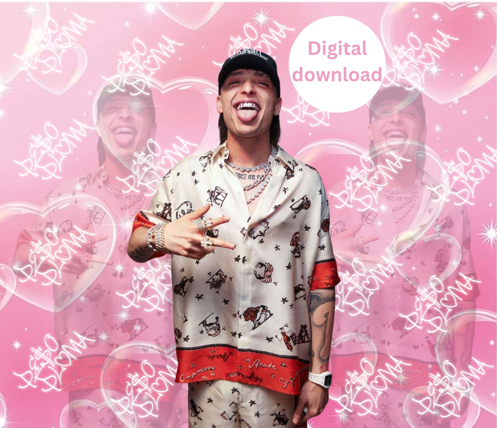 Pink Peso Pluma Tumbler Wrap - Etsy