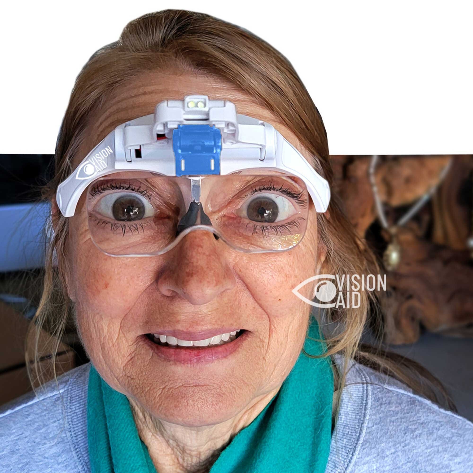 VISION AID Magnifying Glasses With LED Light Storage Case - Etsy