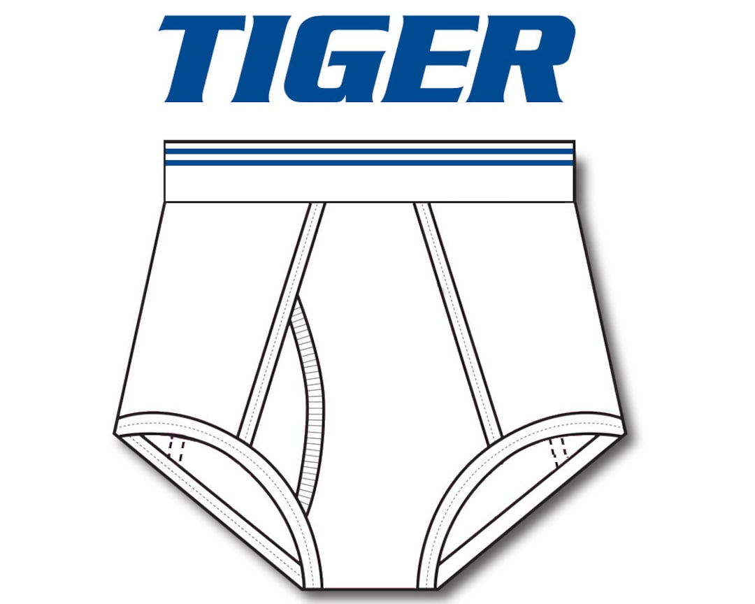 Tiger Underwear Double-seat Brief - Etsy
