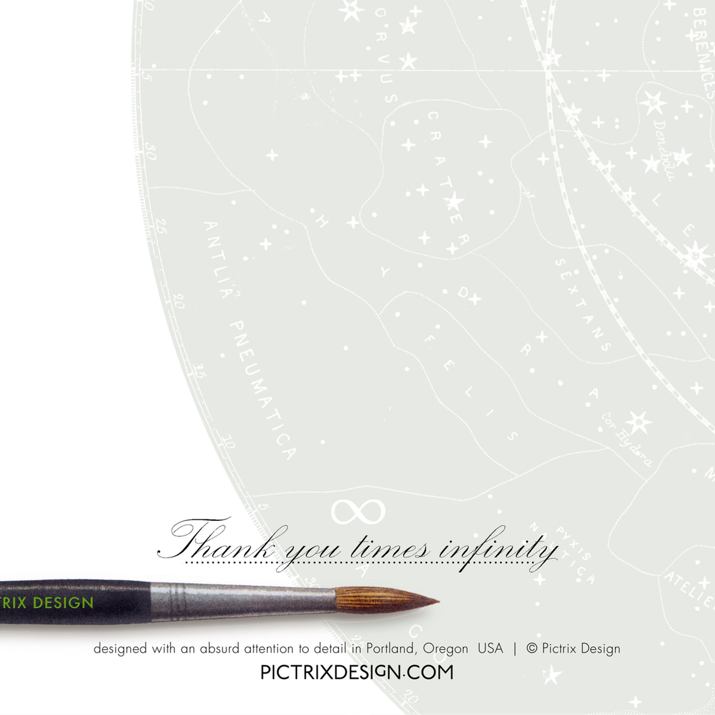 THANK YOU INFINITY Thank-you Card large - Etsy