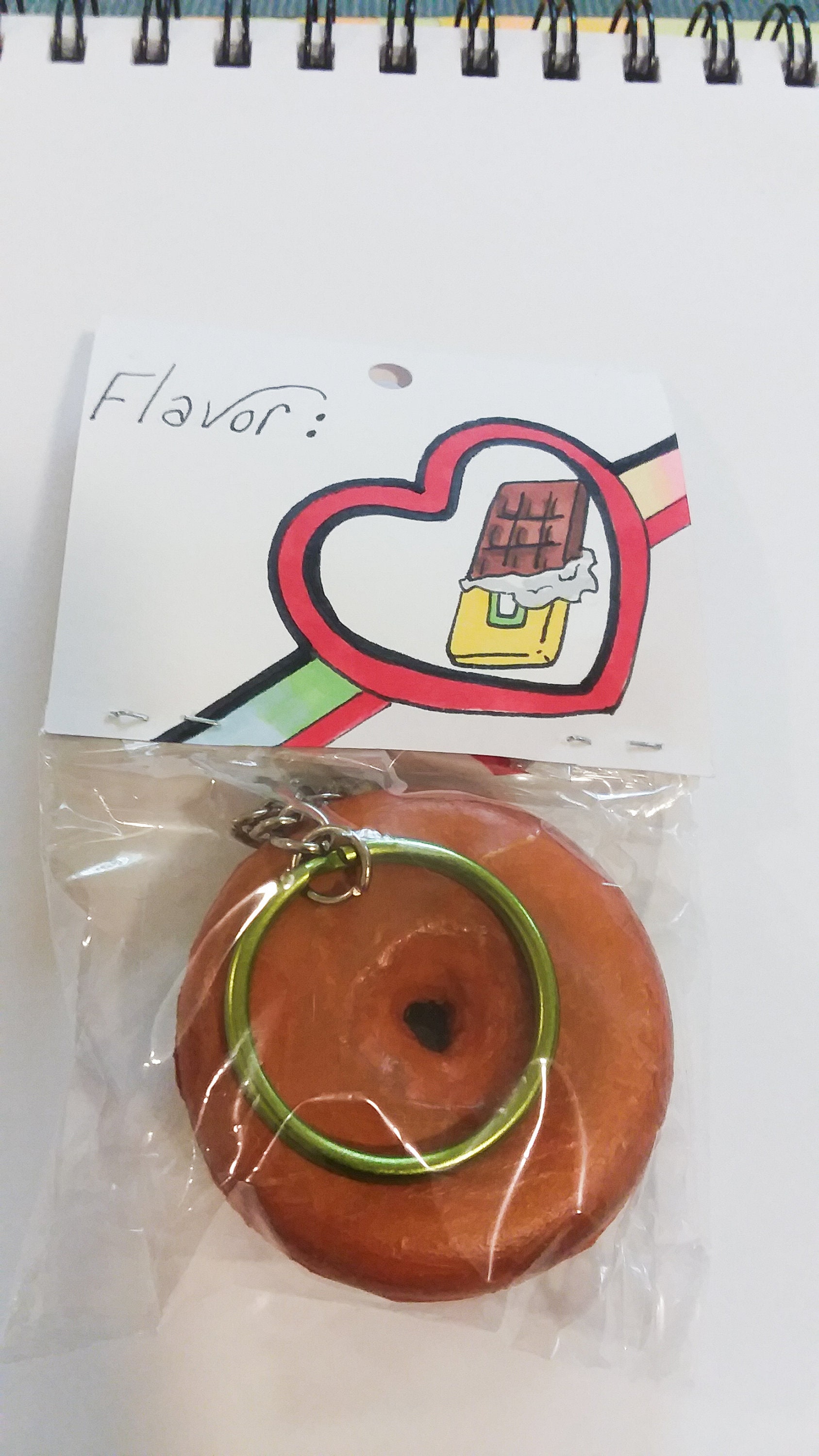 Two Deco Squishy Donut Keychains With Mystery Donut - Etsy